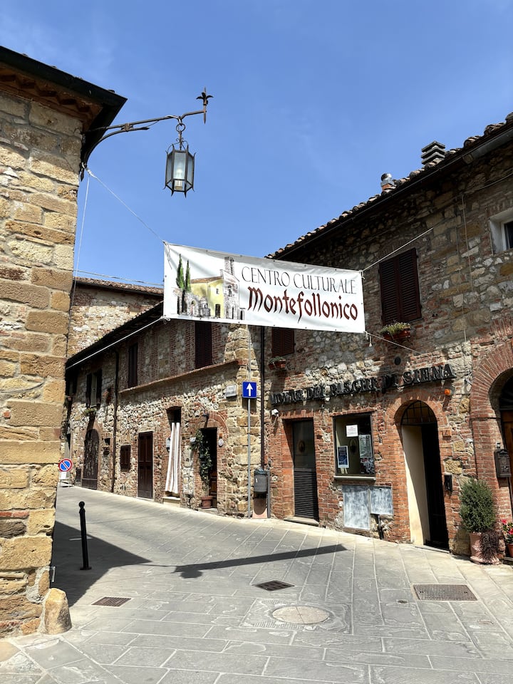 Tuscan Village Apartment, Montefollonico, Pienza - Montepulciano