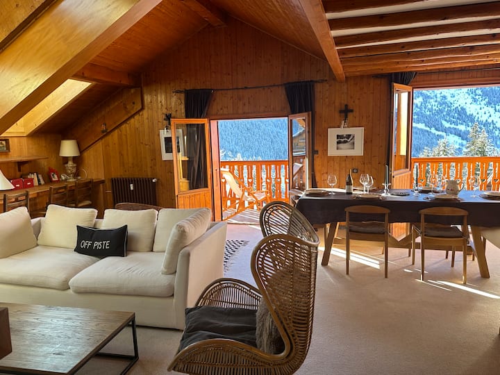 Appartement Spacieux Avec Vue . Pieds Des Pistes ! - Méribel