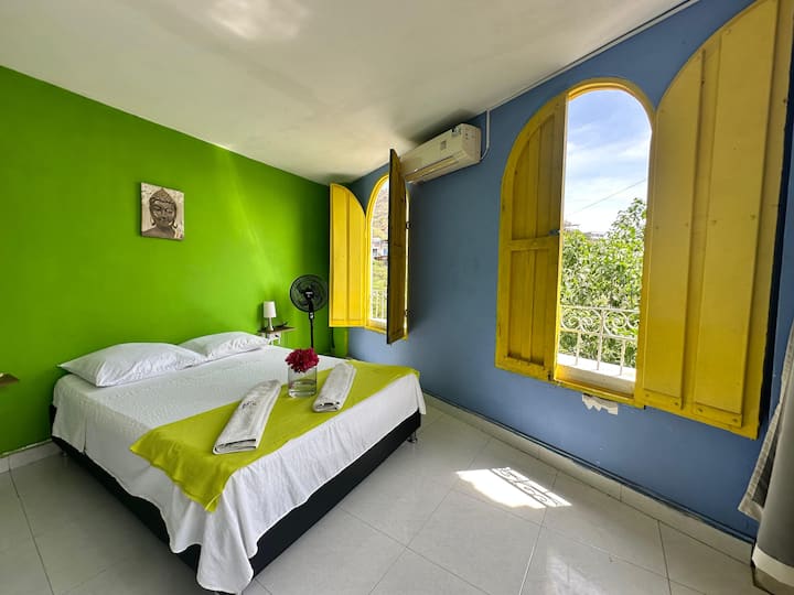 Habitación En El Caribe, Terraza Privada. - Taganga