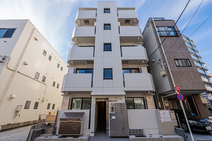 202房间 押上站3分钟，晴空塔solamachi3分钟，直达浅草、涩谷，免费wi-fi - Tokio