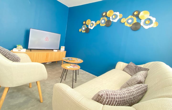 Cozy  Appart F3 80m²  6pers  Vieille Ville Château - Audincourt