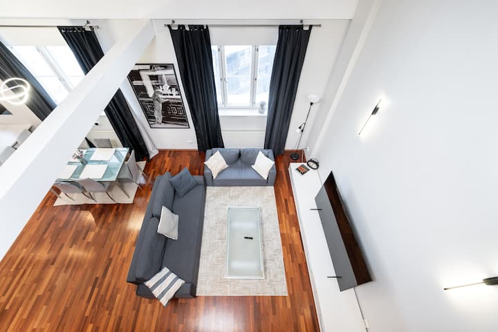 2-story/3-bedroom Penthouse, Sauna, Free Parking - Tallin