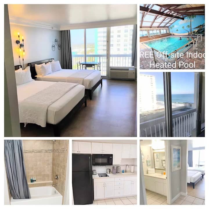 Beachfront- Beach/city View & Beach Essentials - Daytona Beach, FL