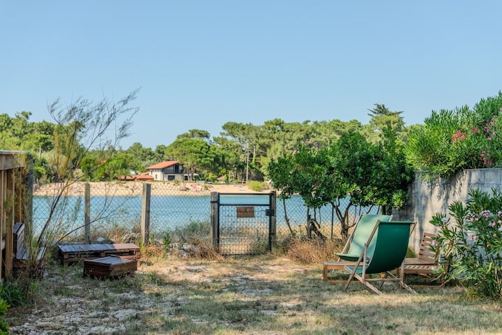 Maison Oalée Au Bord De L’eau - Mimizan Plage
