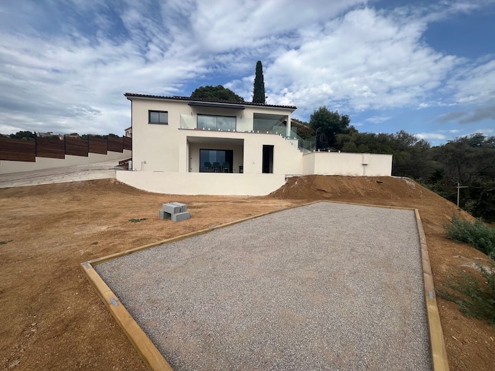 Bas De Villa Tout Confort Climatisé Vue Mer - Bastelicaccia