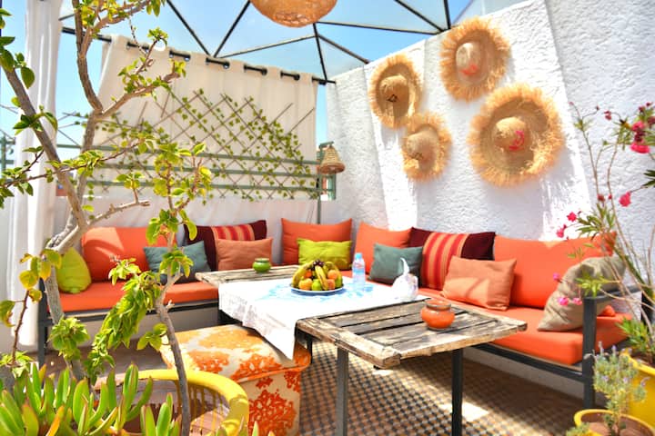 Appartement Rose : Ambiante Et Unique - Marrakesh