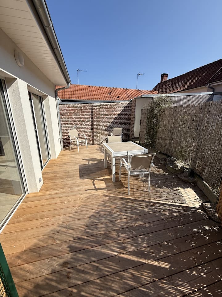 Rez De Jardin,terrasse, Une Chambre - Saint-Valery-sur-Somme