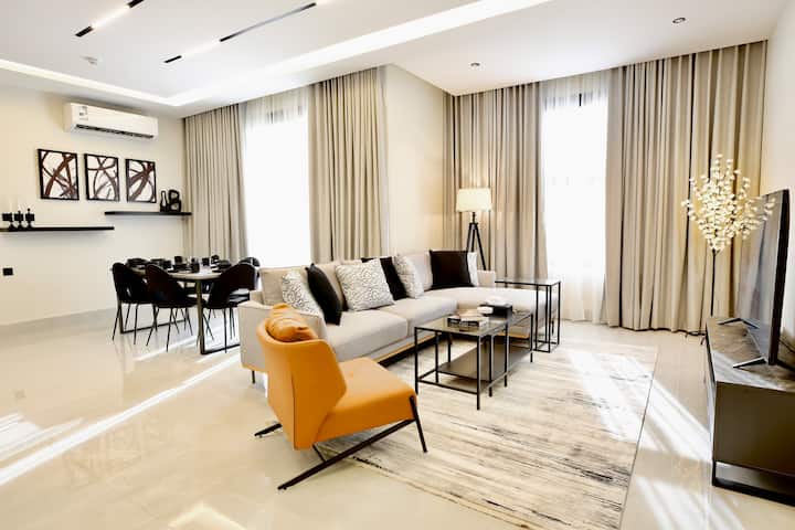 Modern 3br With Balcony - Fawna Residence - Riyadh