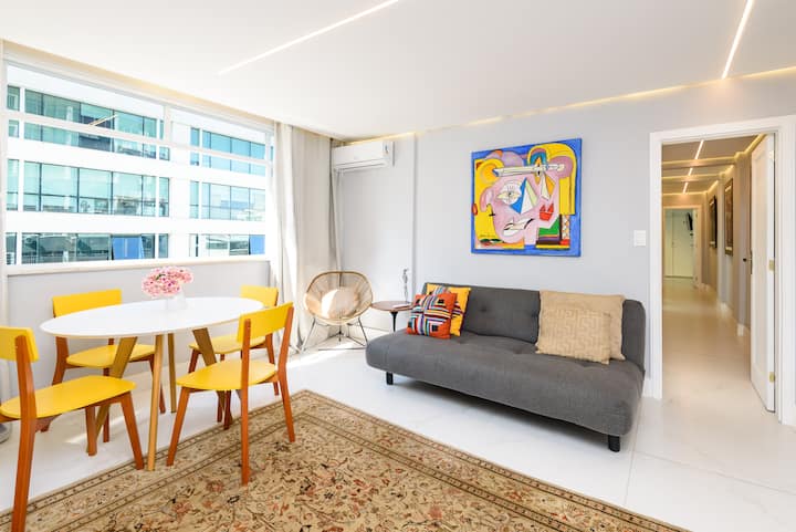 Luxury Apartment At Leblon Near Beach And Subway - Ipanema