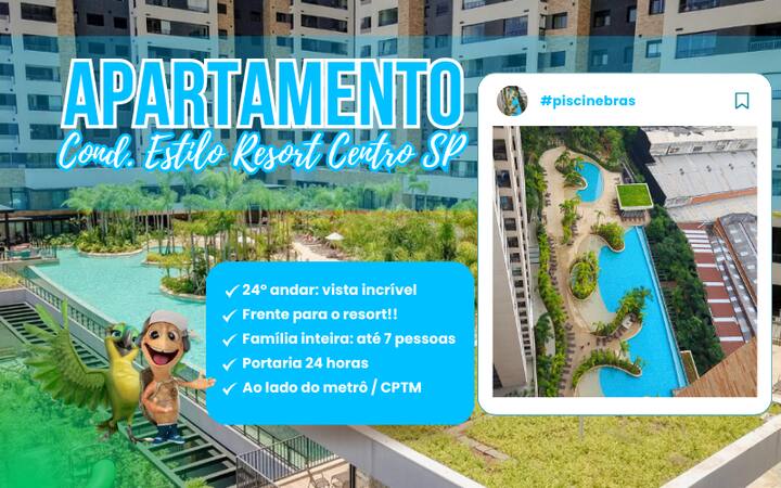 Ap Estilo Resort Centro Sp Brás - Ipiranga