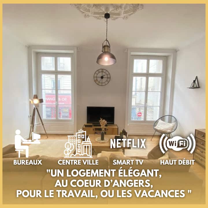 4 Chambres - Spacieux Et éLégant - Angers