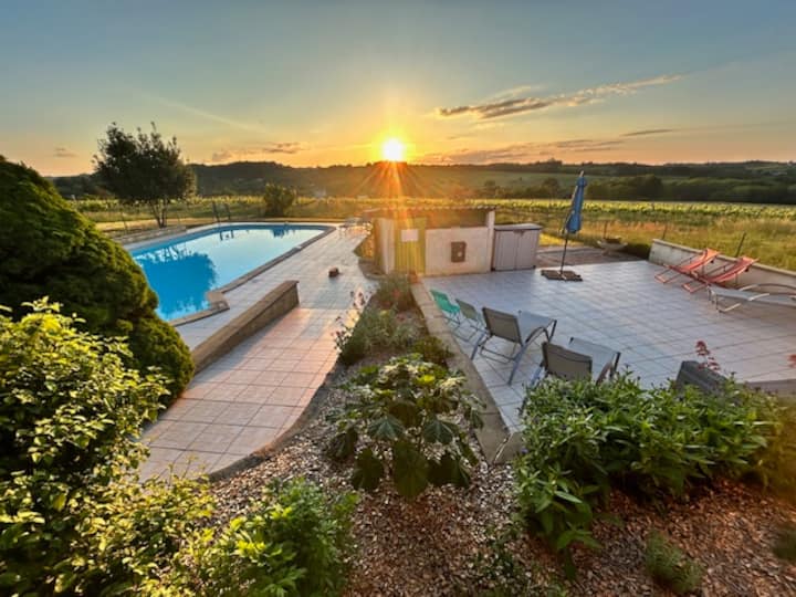 3 Gites Au Coeur Des Vignes - Chateau La Piolette - Langon