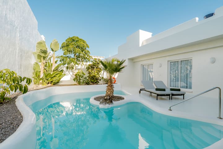 Exclusive Villa In Bahiazul With Heated Pool - Corralejo