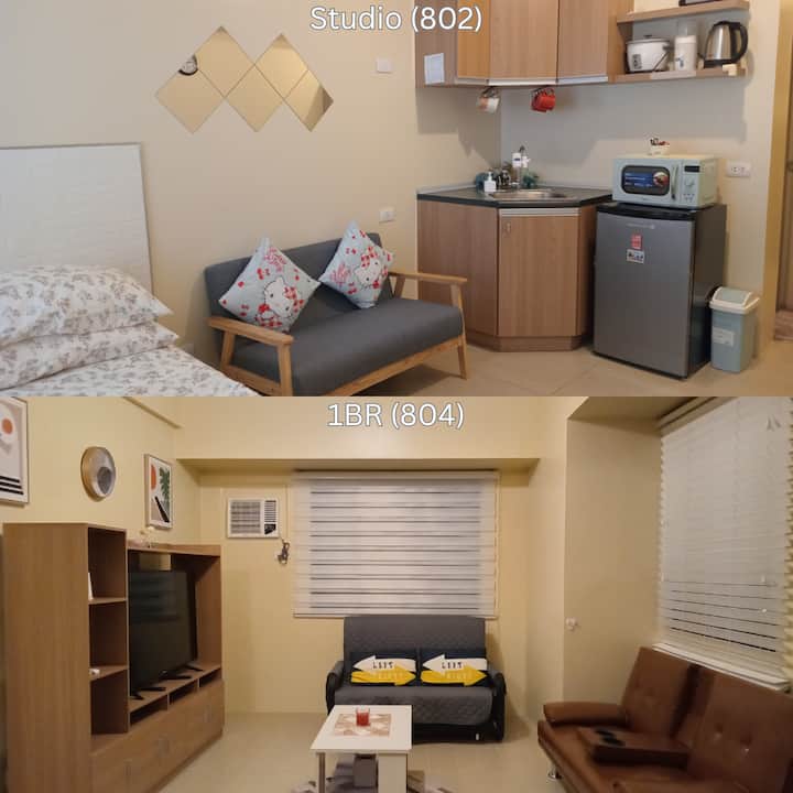 (Travelers Lock N' Key) Studio & 1br W/ Wifi - Tagaytay