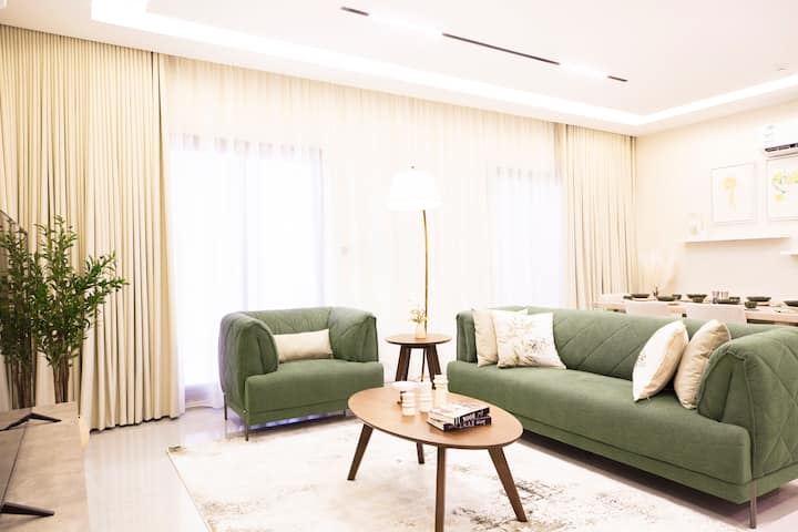 Elegant 2br With Patio - Fawna Residence - Riyadh