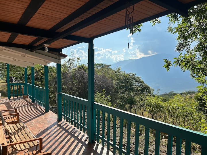 Hermosa Cabaña Con Vista A Las Montañas - Barichara