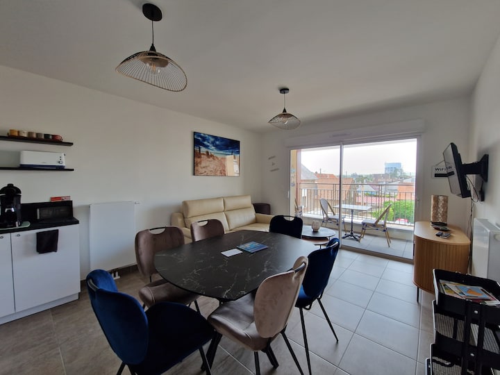 Berck Plage- Apt Neuf Balcon - Stationnement - Berck
