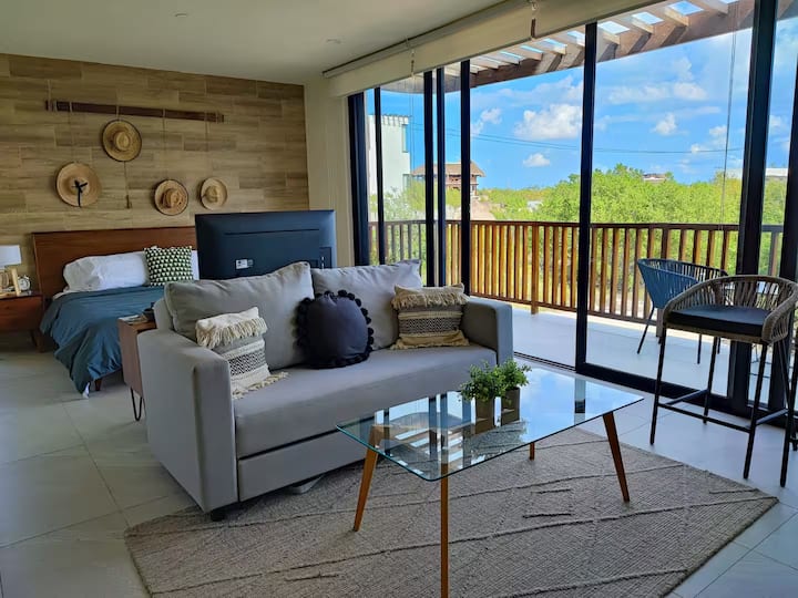 Boho Loft Steps From The Beach - Jungle View - Isla Holbox