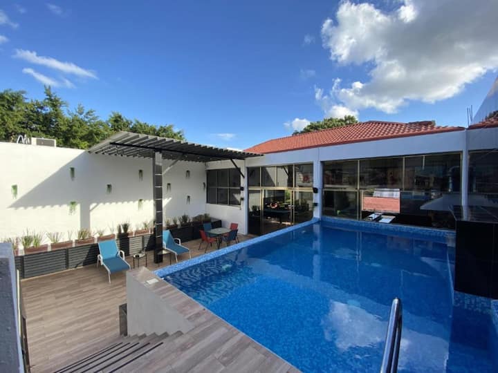 Estancia Perfecta:estudio Con Piscina En Cancún - Cancún