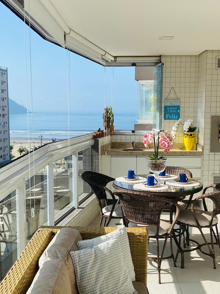 Lindo Apartamento Em Condomínio Frente Mar - Santos, Brasil