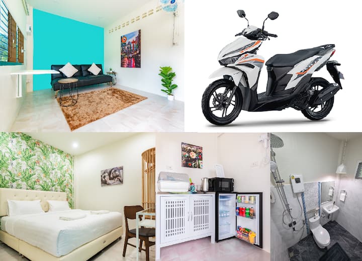 Ao Nang Suite | Scooter | King Bed | Kitchenette - Ao Nang