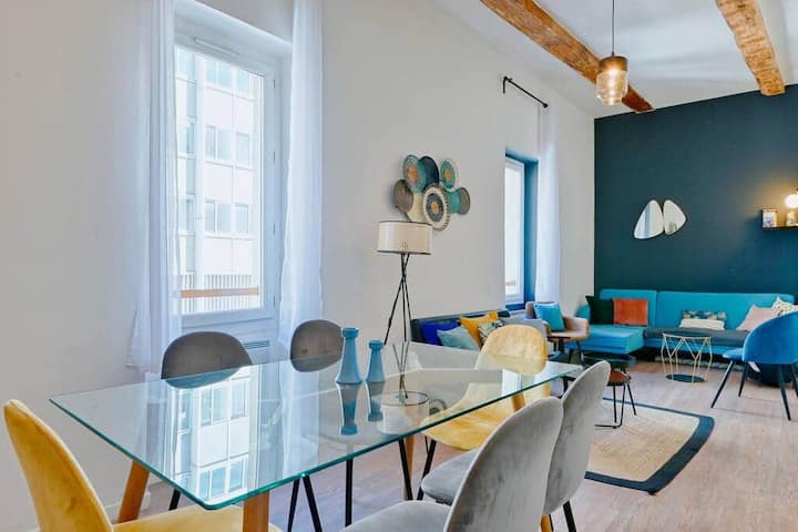 T4 Tendance à Louer Au Mois à 8 Min à Pied Gare - Marsiglia