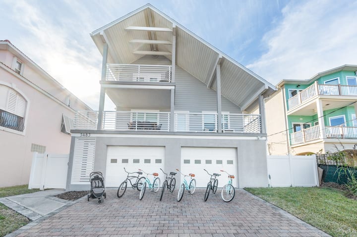 2 Min Walk To Beach! Ocean View•game Room•hot Tub - St. Augustine Beach, FL