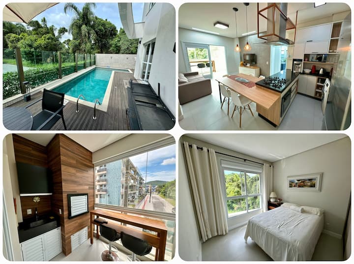 Piscina + Praia A 600m + Sossego - Governador Celso Ramos