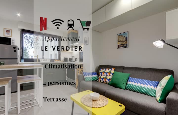 094 - Le Verdier - Mtp - Wifi - Clim - Montpellier
