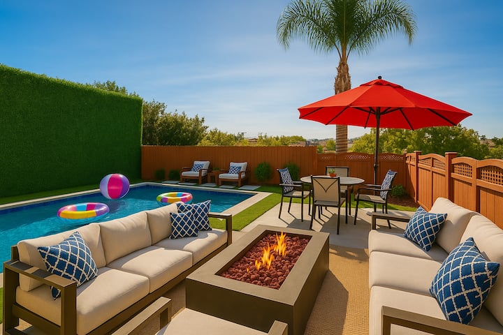 Lux Villa With Pool & Spa, Arcades, & Heated Free - Chula Vista, CA