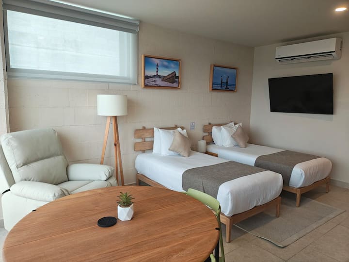 Central Studio In Cancun For Two - Cancún