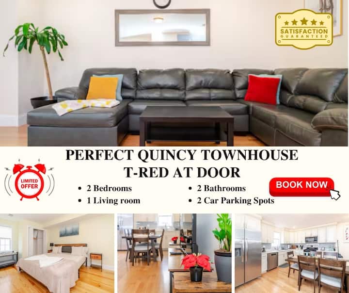 39 - 2br Quincy | Stunning Townhouse Near Adams - Boston