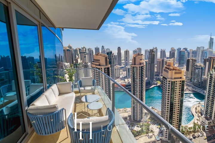Lux | The Premium Marina Sea View Suite - Dubai