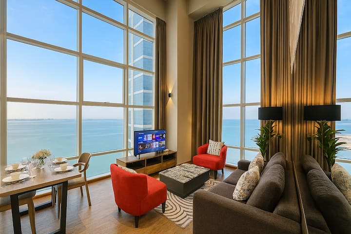 【Seaview】2br Duplex Seafront-town •Wifi-kitchen 10 - 喬治市