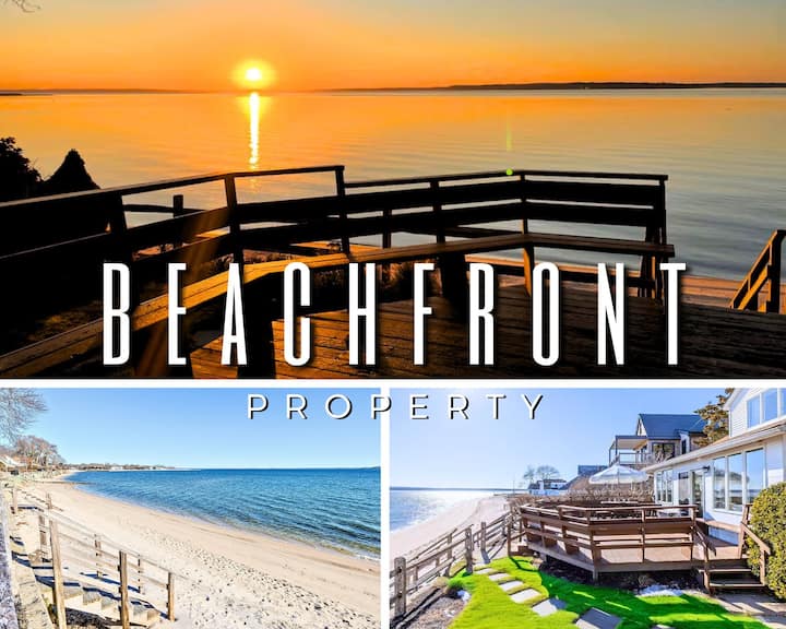 Beachfront Retreat - 5br Home With Stunning Views - Palmer Vineyards, Riverhead