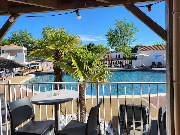 Mobil-home, 2 Ch, 5 Lits, Piscines, 4* - Vendée