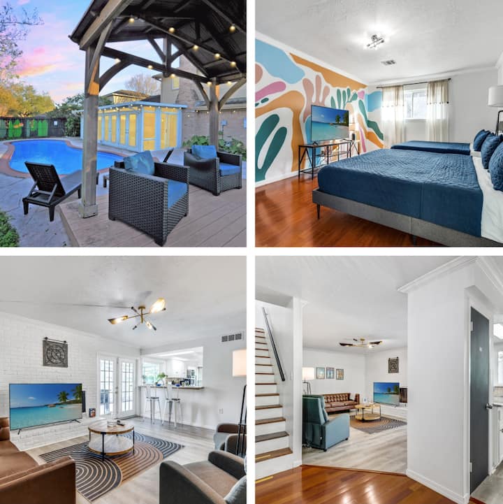 5 Bd Pool | Sunroom| Pergola | 15 Min Galleria - Sugar Land, TX