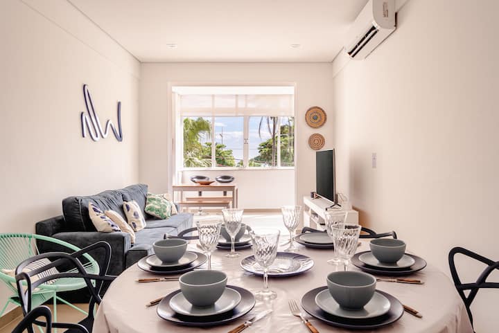 Frente Mar Santos: Executivo/lazer|perto Shopping - Santos, Brasil