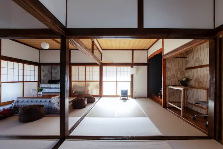 期間限定連泊割/新幹線徒歩15分/空港車8分/田んぼに囲まれて暮らす自然に寄り添う静かな一棟貸切宿 - Hanamaki