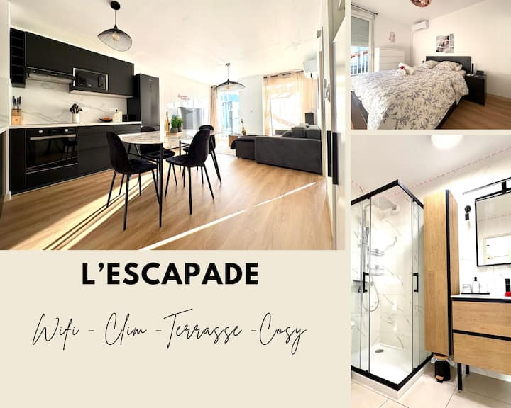 L'escapade: Modern, Comfort And Large Terrace - Montpellier