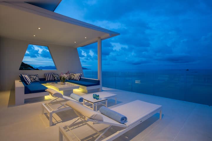 3 Bed Luxury Seaview Dahlia 2 Mins Walk To Beach - Koh Samui