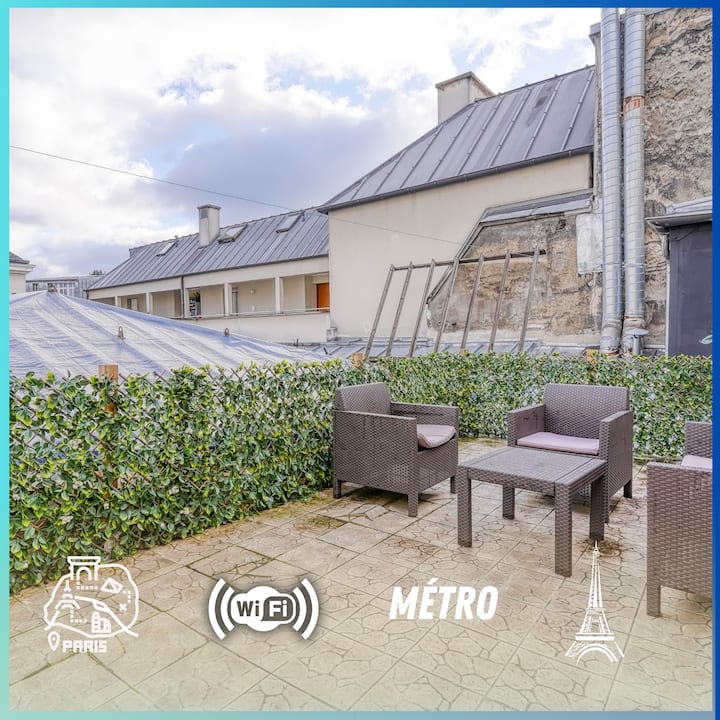 Paris à Vos Pieds: Terrasse Xxl&intérieur Spacieux - 巴黎