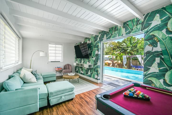 Miami Villa - Heated Pool & Games Central Location - Bahamy