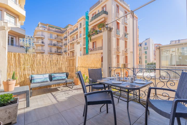 Magnifique Appartement Avec Terrasse - Nice