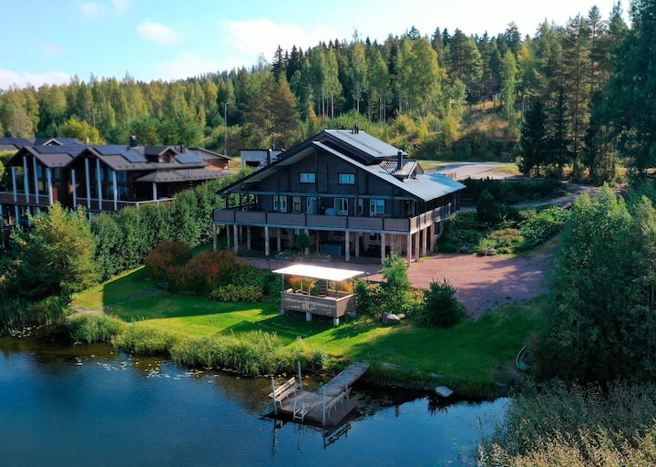 Big Lakeside Villa With A Large Terrace - Jyväskylä