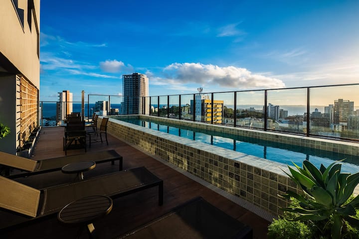 Preferido!  Piscina, Academia & Wi-fi - Barra