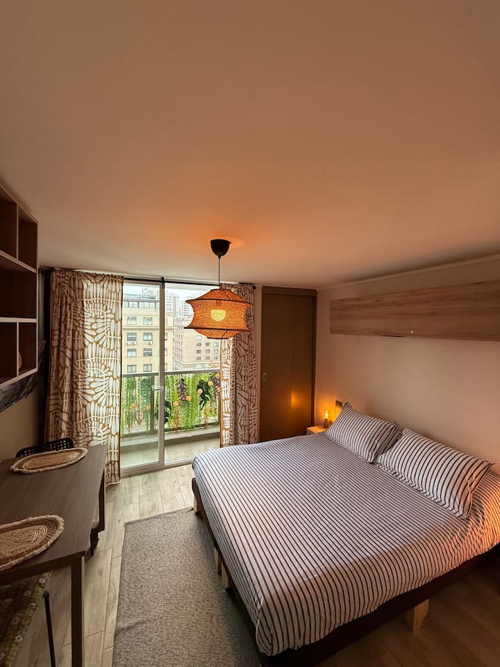 Moderno Full Equipado |Balcón|wifi|lavaseca - Chile