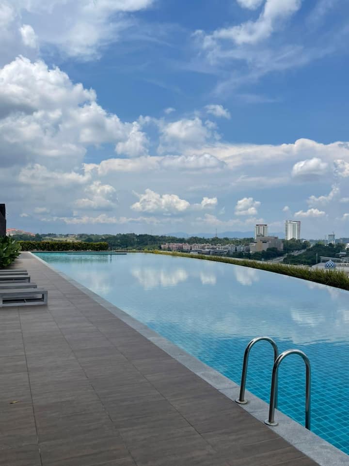 3br Gandaria Bdr Baru Bangi (Pool, Wi-fi, Netflix) - Putrajaya