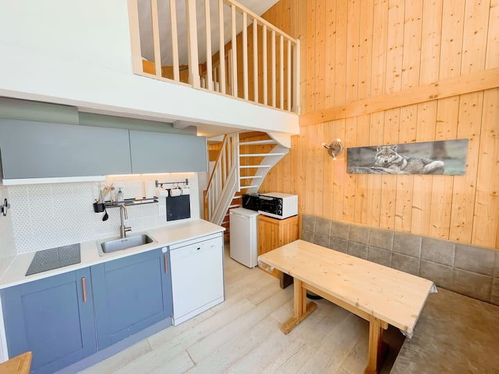 Studio Mezzanine à Tignes Le Lac | Balcon Avec Vue - Lac du Chevril