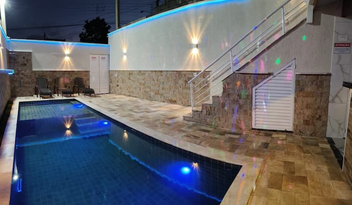 Refúgio C/ Piscina + ÁRea Gourmet  Coberta + Wi-fi - Poá